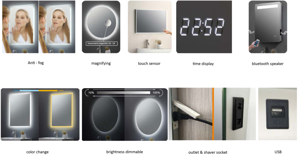 LED MIRRORS/LED MAGNIFYING MIRRORS – GlowLife Lighting